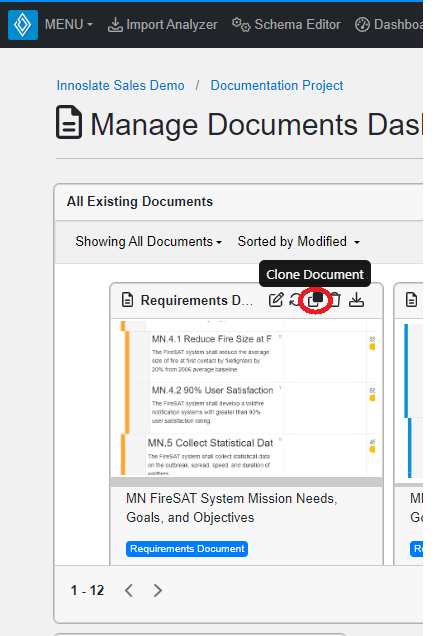 Documents Dashboard Overview